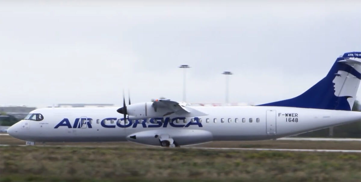 ATR entrega primeiro ATR 72-600 com motor PW127XT para a Air Corsica ...