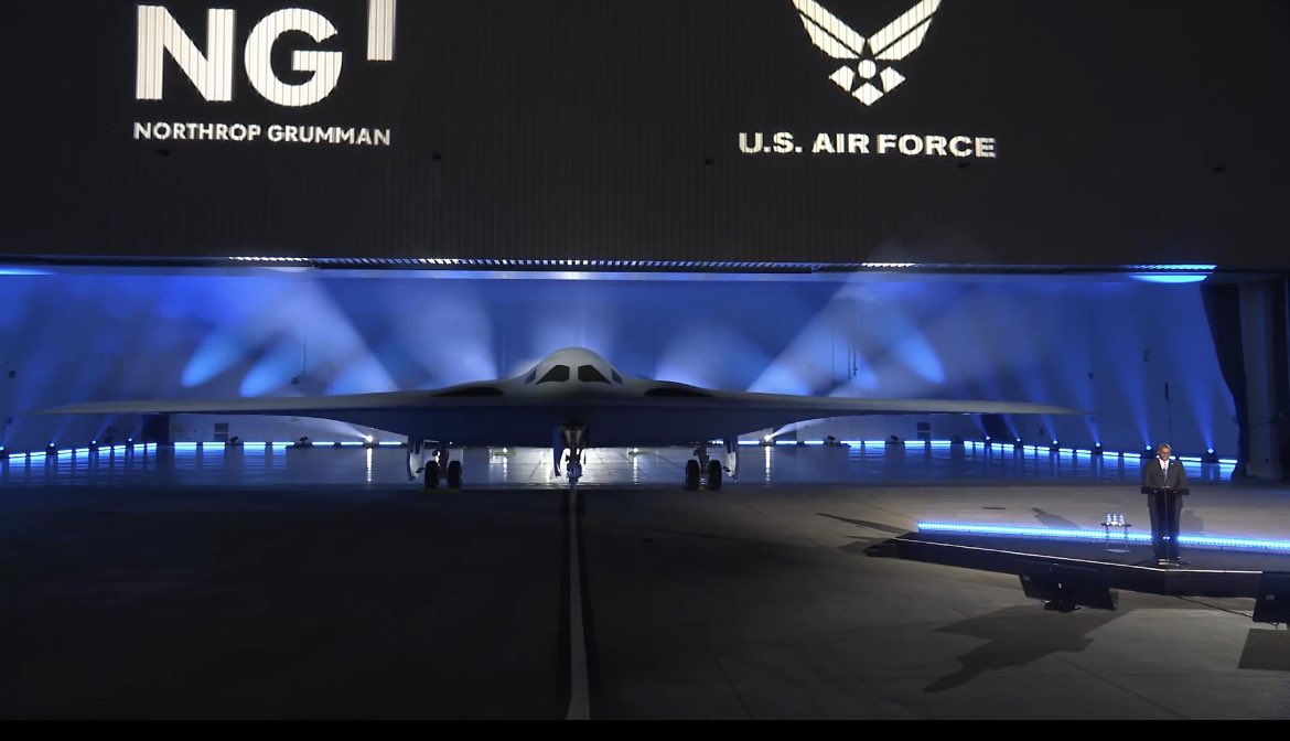Força Aérea dos EUA revela o B-21 – seu primeiro novo bombardeiro em 34 ...