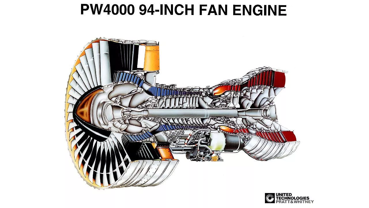 Motor PW4000-94 da Pratt & Whitney completa 35 anos e 150 milhões de ...