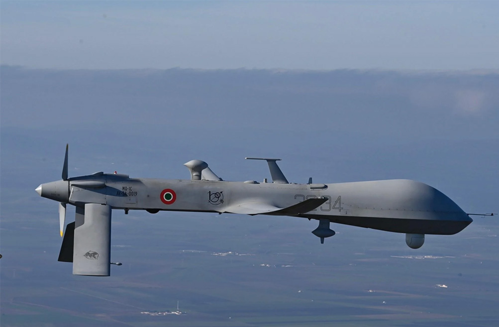 Força Aérea Italiana aposenta sua frota de drones MQ-1C Predator ...