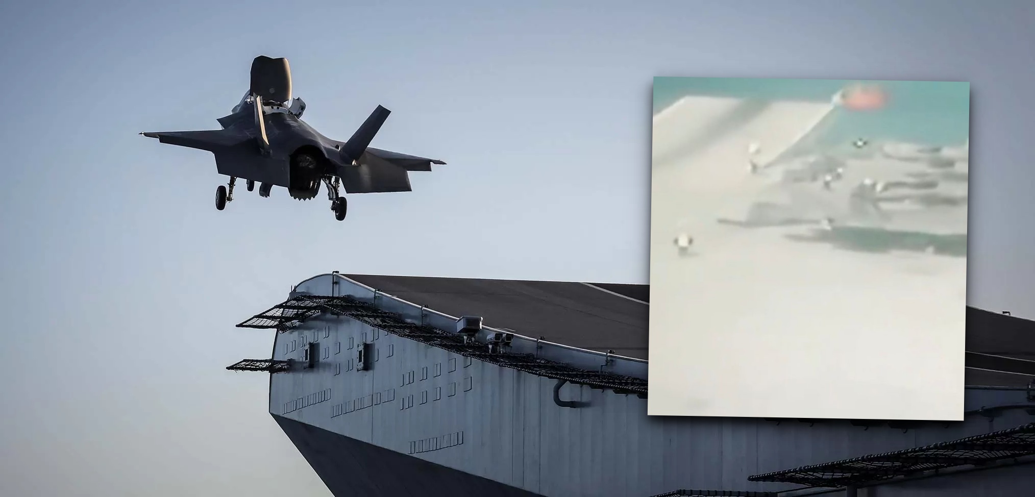 Piloto da RAF conta como ejetou de um F-35 pouco antes do jato ...
