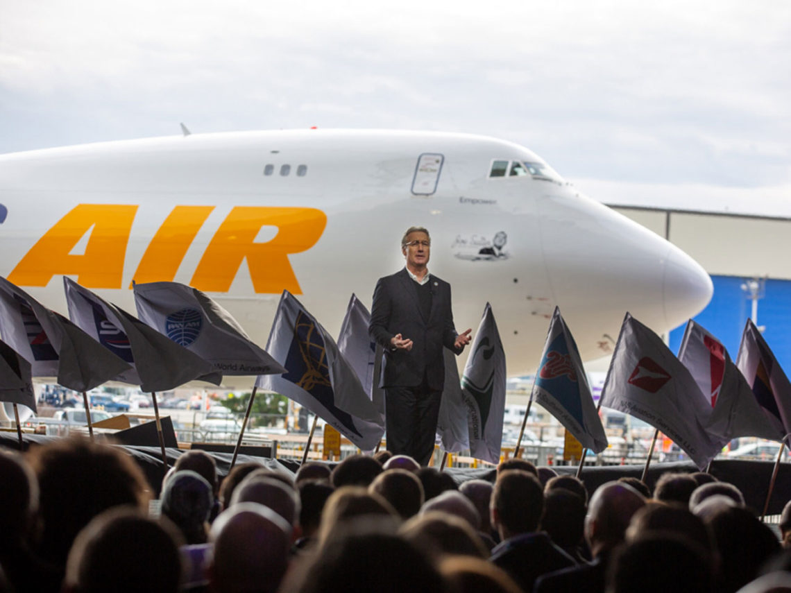 Boeing detalha a cerimônia de entrega do último 747, um avião que ...