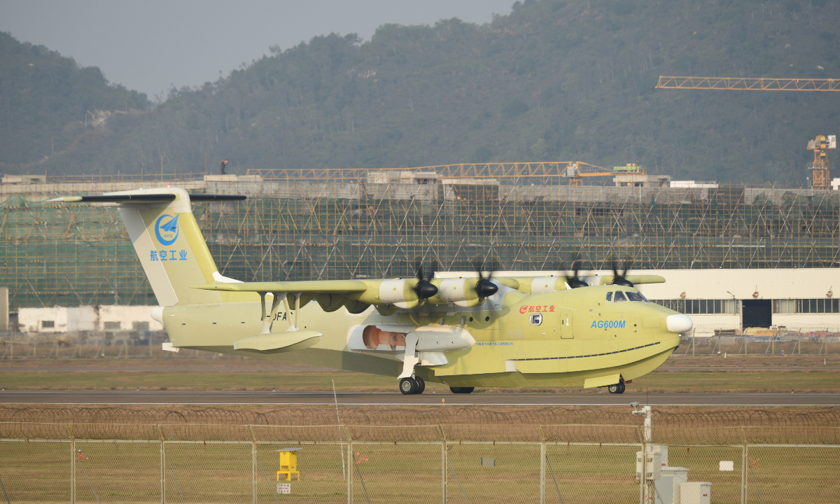 VÍDEO: China coloca em voo o quarto e último protótipo da aeronave anfíbia AG600M – Cavok Brasil