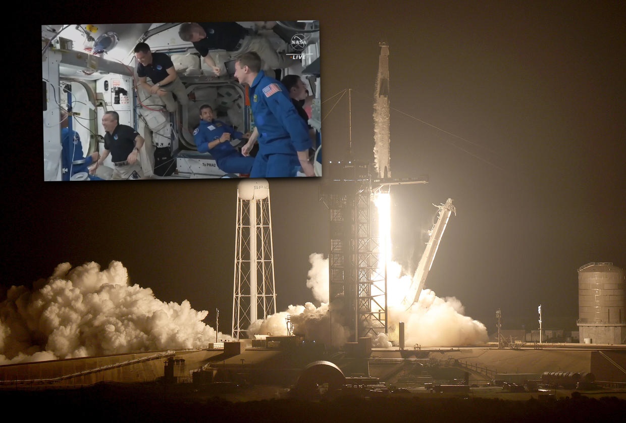 Missão Crew-6 da SpaceX é lançada com sucesso e tripulação chega à ISS ...