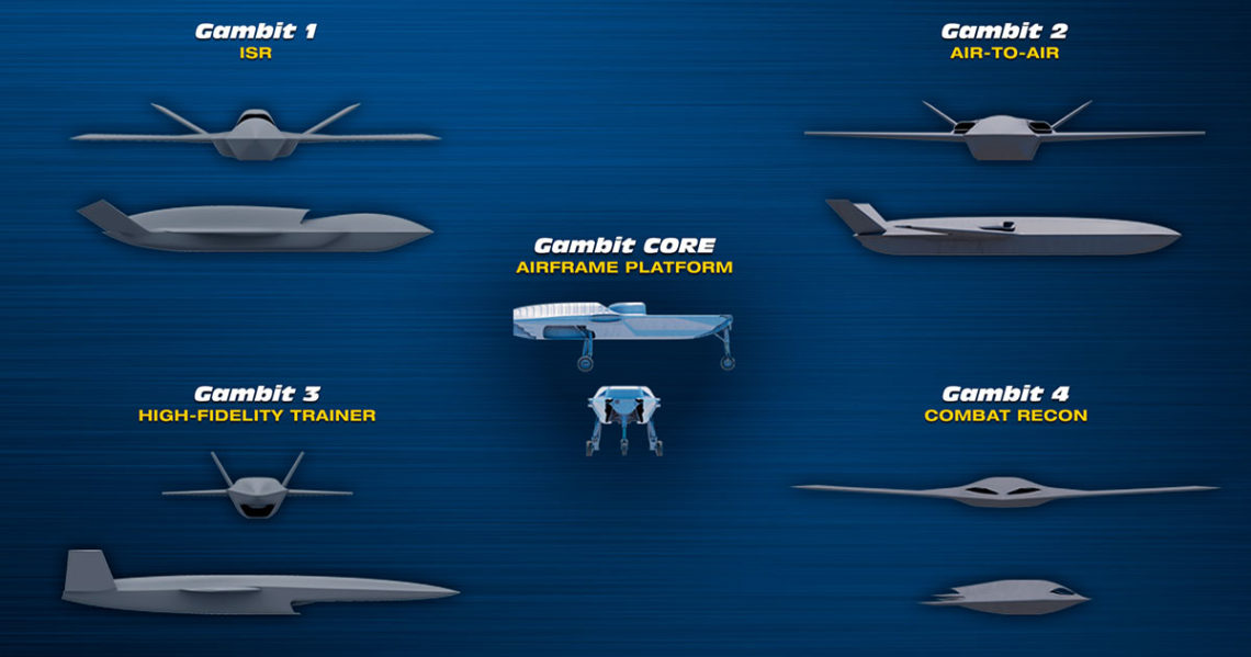 General Atomics apresenta família Gambit de aeronaves de combate ...