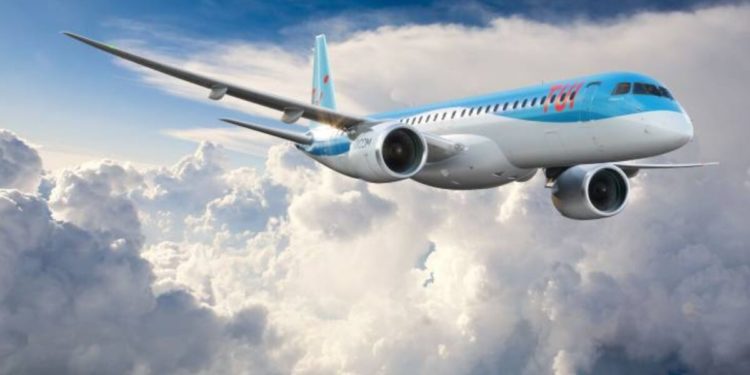 Primeiro Embraer E195-E2 chegou à TUI fly na Bélgica