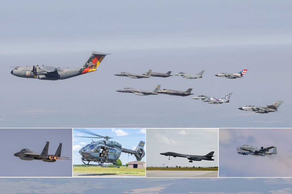 MELHORES IMAGENS DO AIR DEFENDER: Maior exercício militar da OTAN é ...