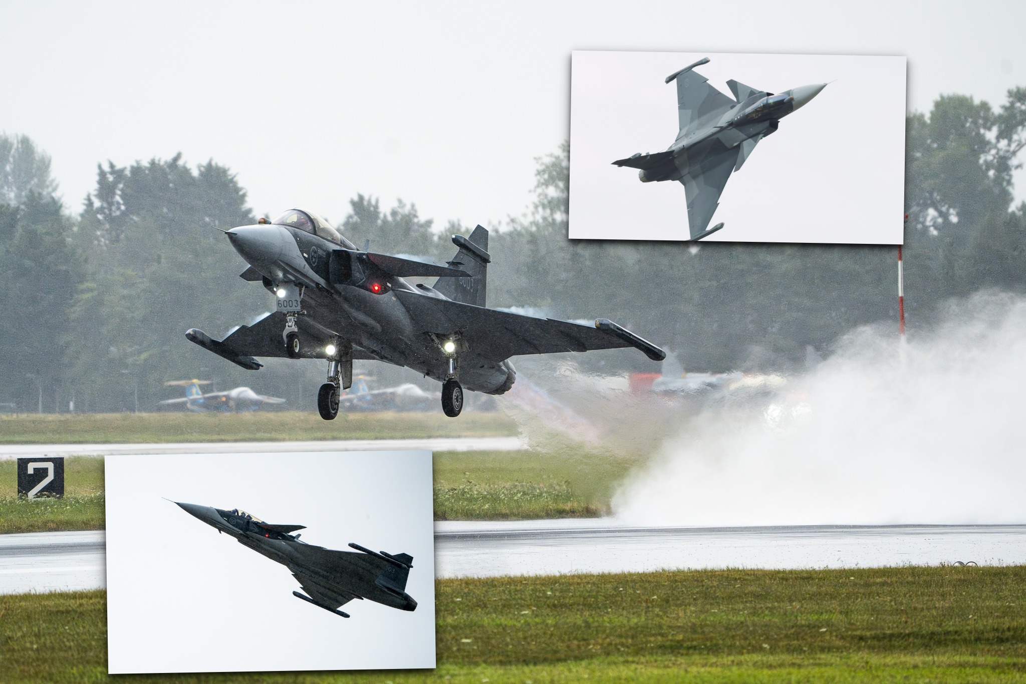 IMAGENS: Piloto da Saab ganha prêmio voando Gripen E no RIAT 2023 ...