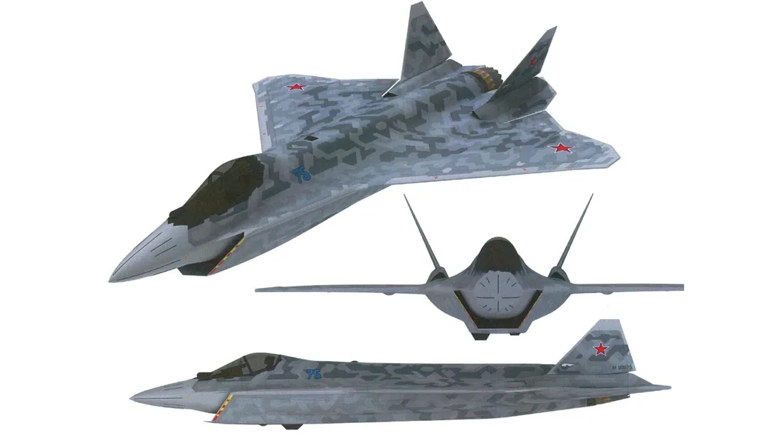 IMAGENS: Sukhoi modifica design do caça Sukhoi Su-75 – Cavok Brasil