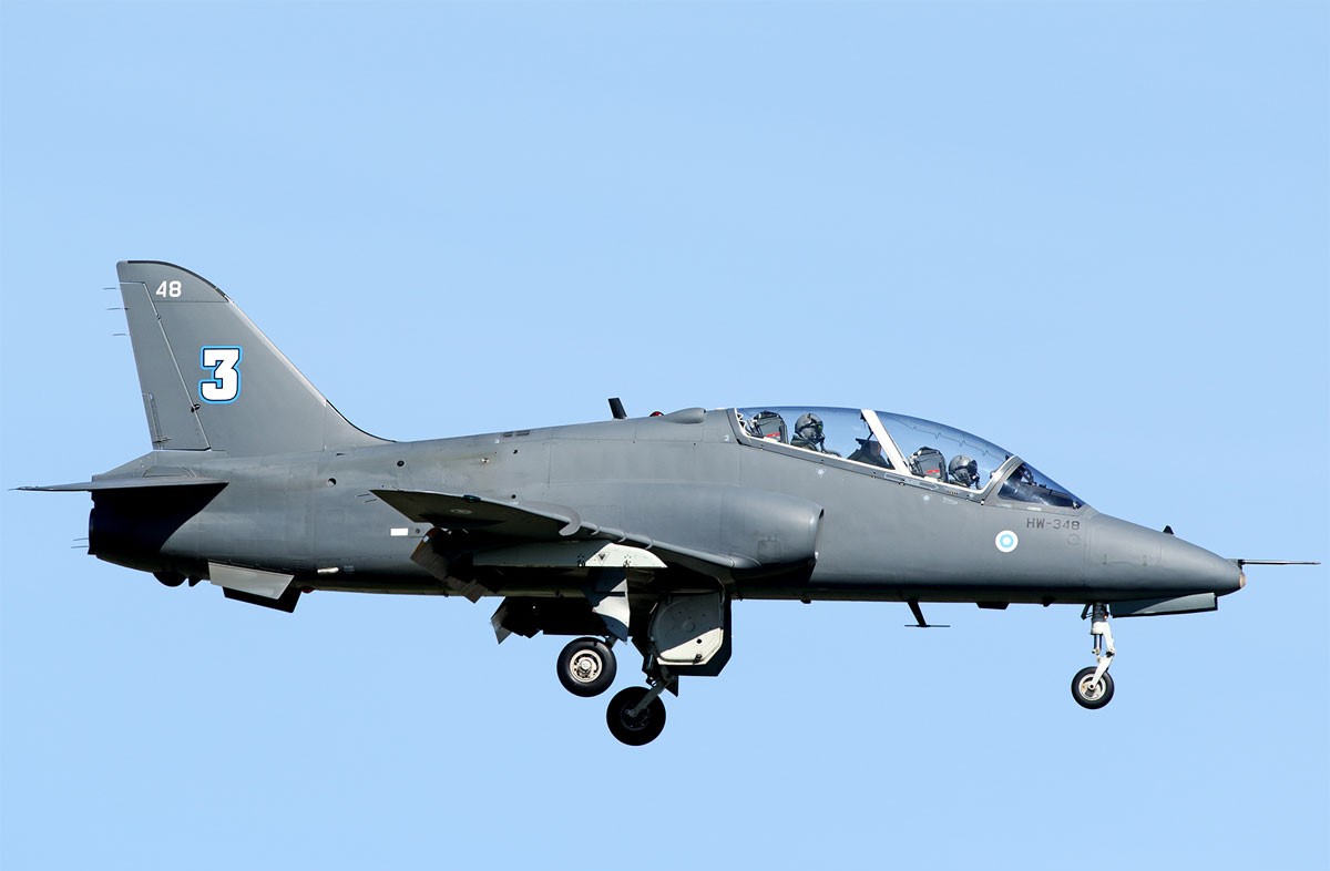 Força Aérea Finlandesa retoma voos com jatos Hawk Mk51