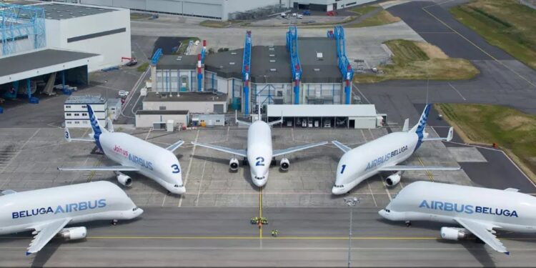 Airbus detalha o estabelecimento de sua própria empresa de carga aérea com os BelugaST