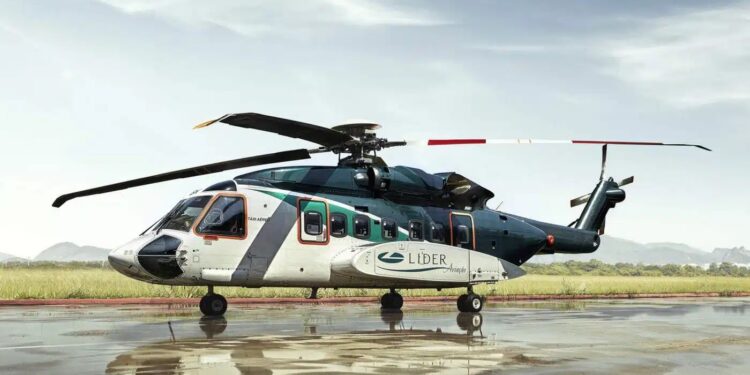 Milestone arrenda helicóptero S-92 para Líder Aviação