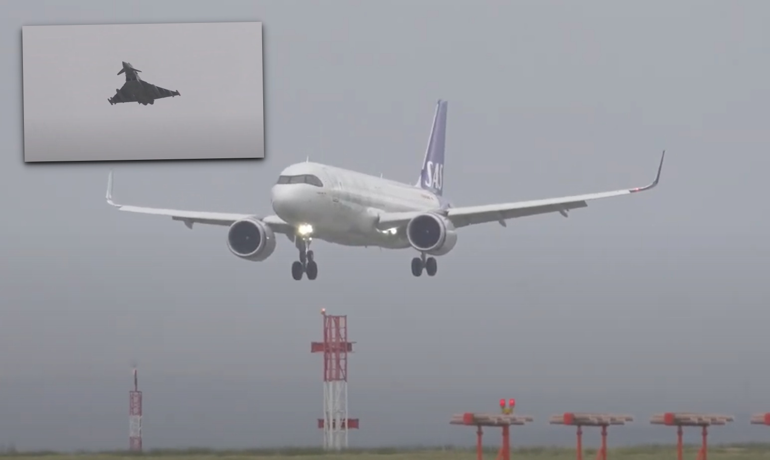 VÍDEO: Voo de A320 da SAS para Manchester foi interceptado por caças ...