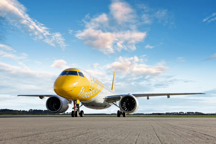 IMAGENS: Primeiro Embraer E190-E2 para Scoot é entregue pela Azorra – Cavok Brasil