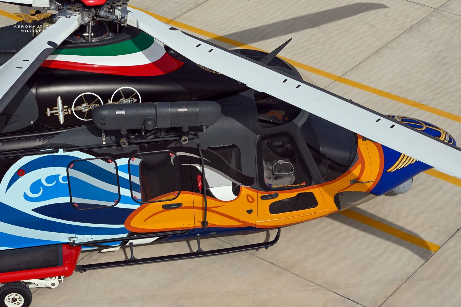 IMAGENS: Força Aérea Italiana apresenta pintura especial comemorativa ...