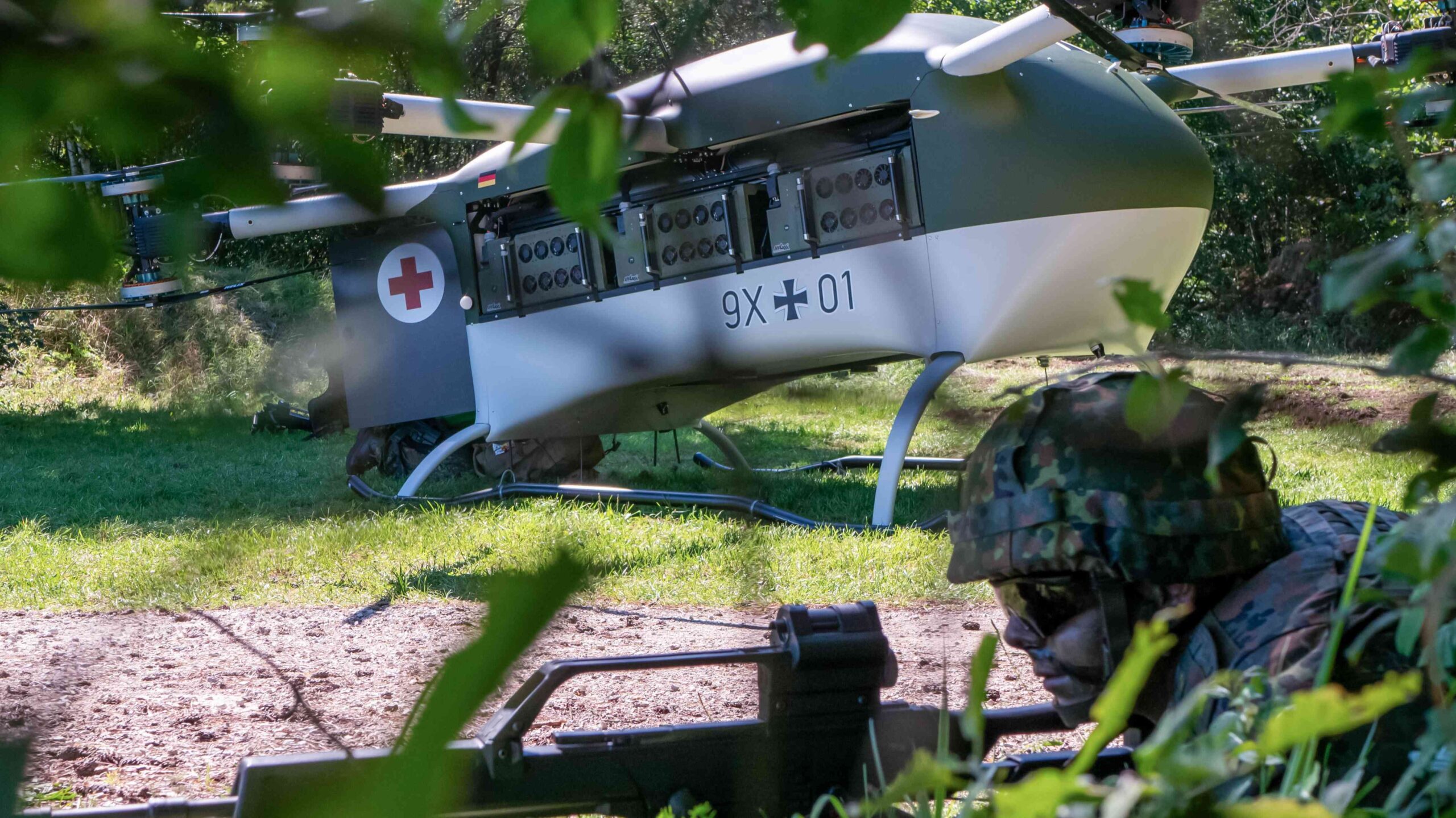 Empresa alemã apresenta o Grille, um drone para operações de evacuação ...