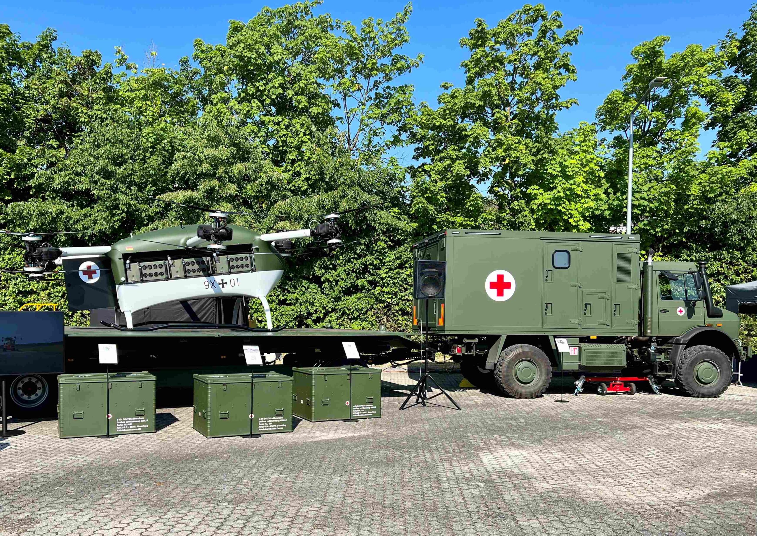 Empresa alemã apresenta o Grille, um drone para operações de evacuação ...