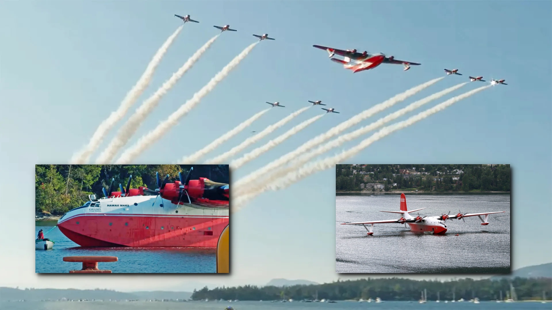 VÍDEO: Grande “bote voador” Martin Mars pousa em seu destino final – Cavok Brasil