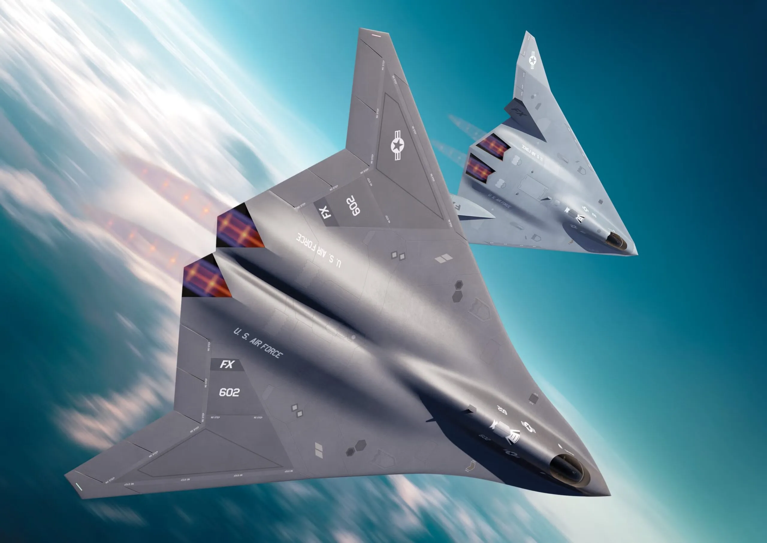 USAF reformula programa NGAD e diz que novo caça custará menos que o F ...