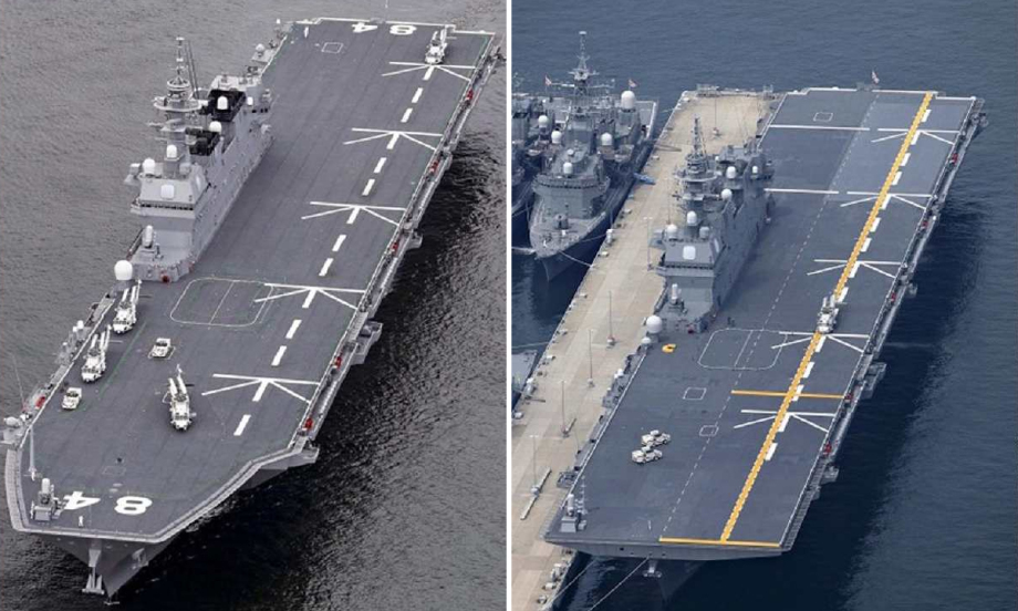 IMAGENS: Caça F-35B pousa pela primeira vez no modificado navio de ...