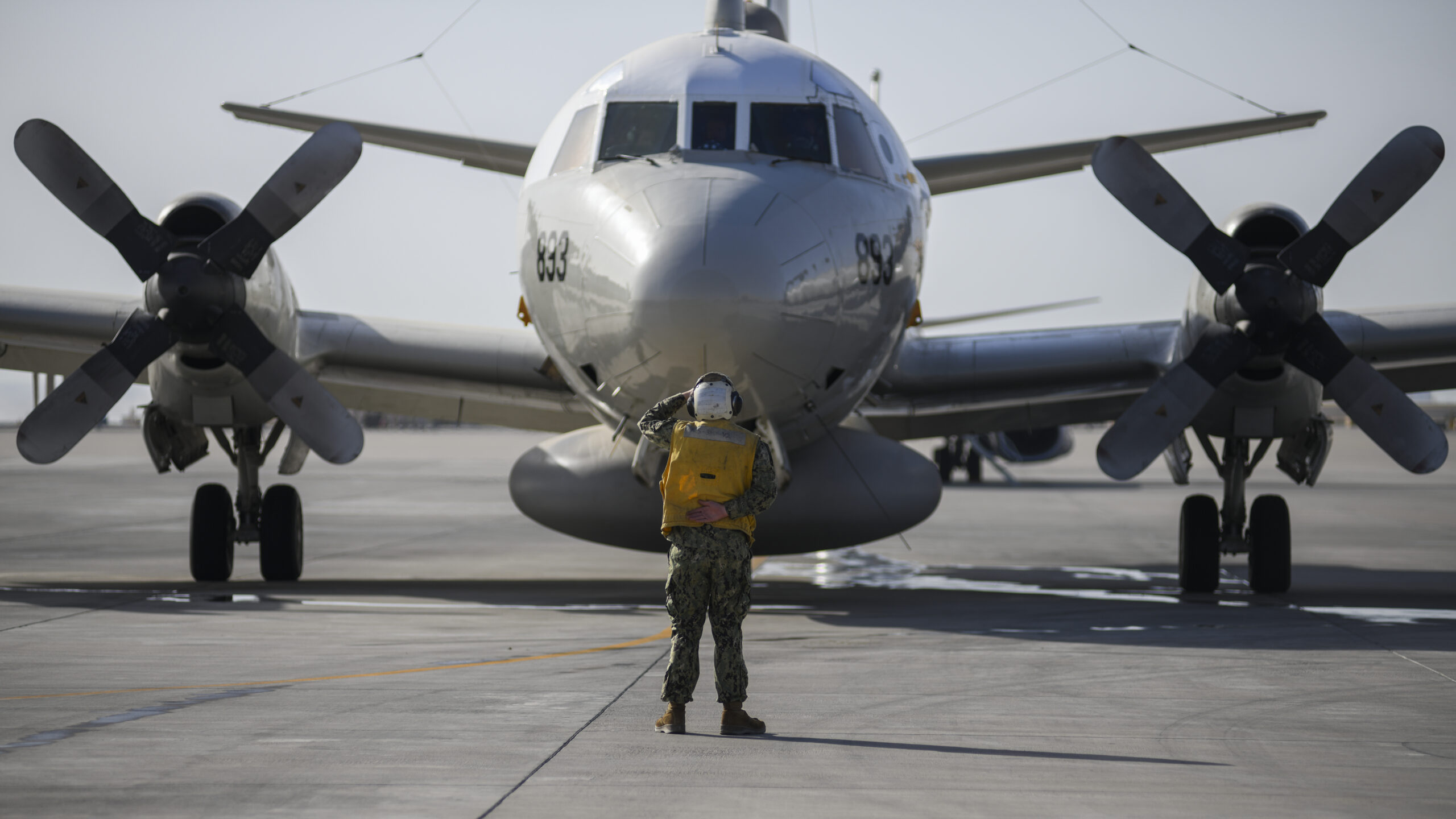 Últimos aviões espiões EP-3E Aries II da Marinha dos EUA voam sua ...
