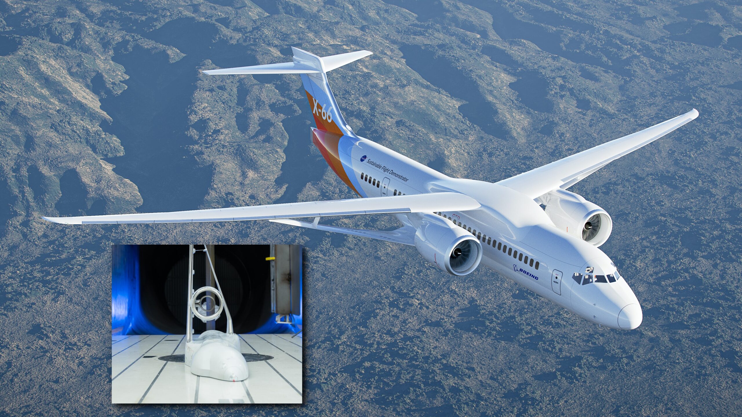 NASA testa metade do modelo do Boeing X-66 em túnel de vento – Cavok Brasil