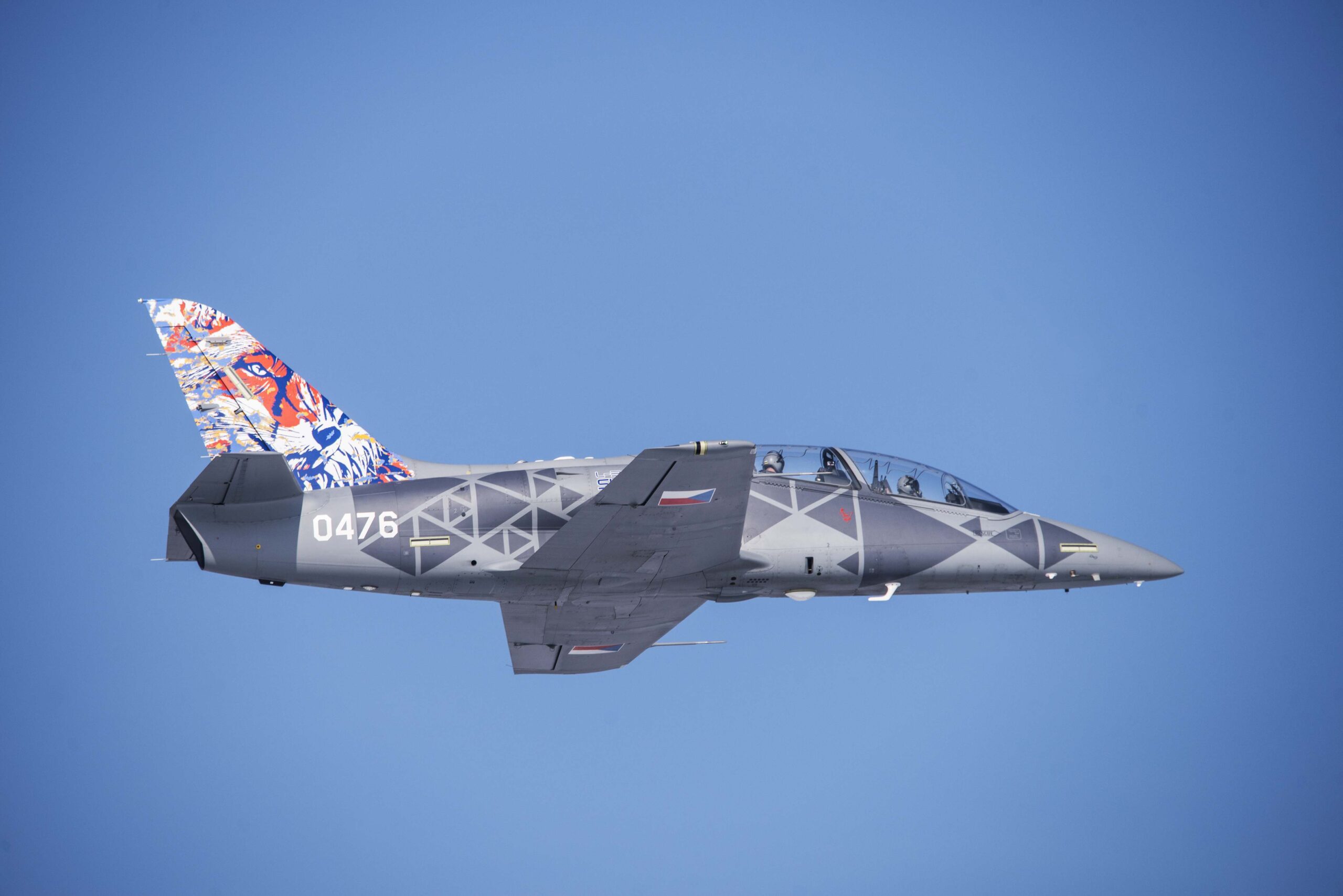 IMAGENS: Presidente da República Tcheca voa no jato Aero L-39 Skyfox