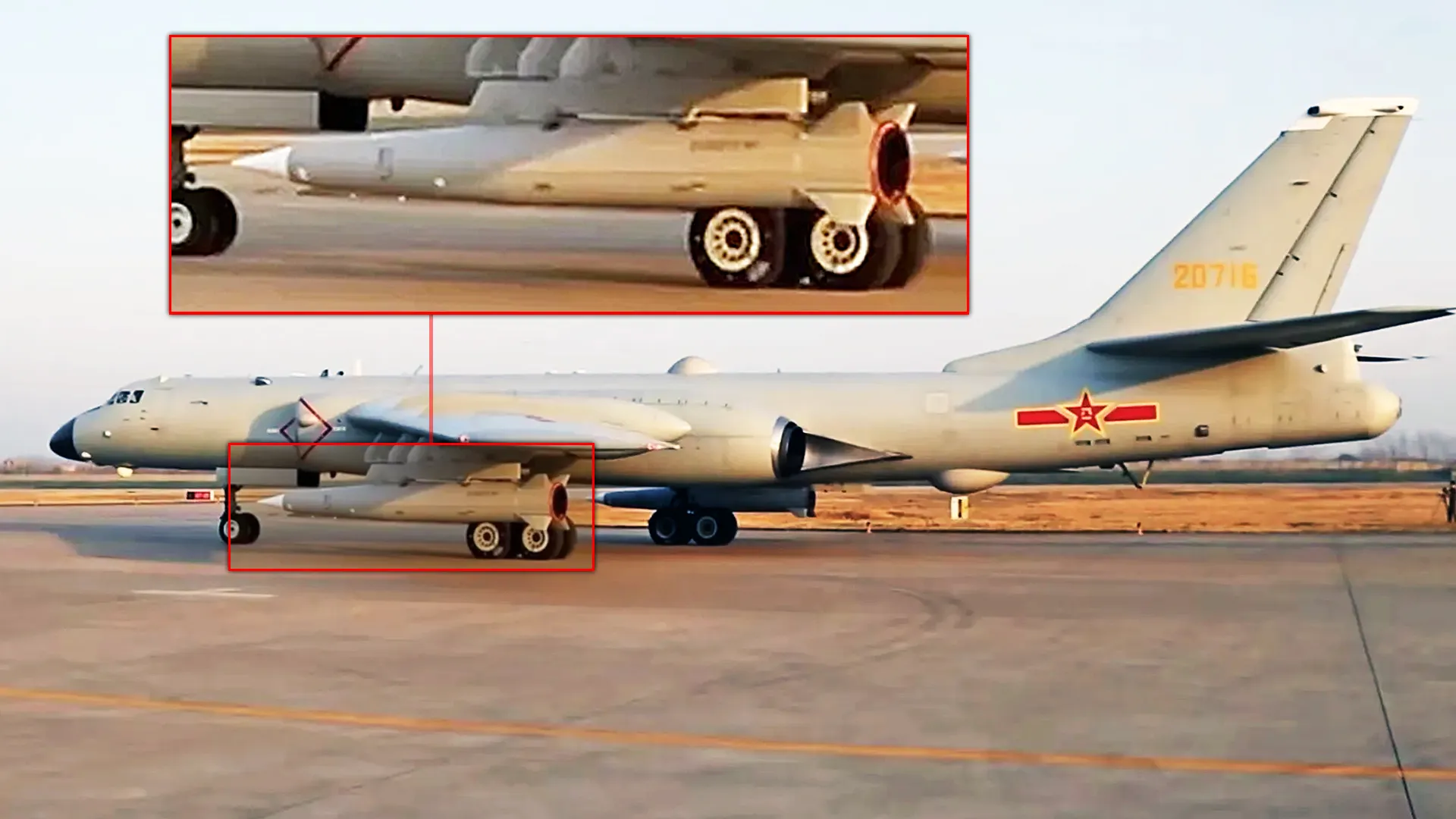 Bombardeiro chinês é flagrado carregando mísseis balísticos KD-21 – Cavok Brasil