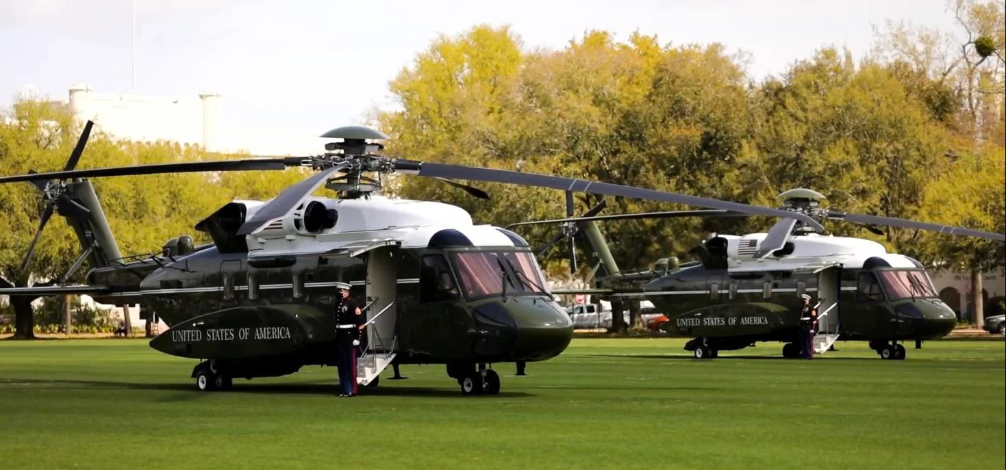 Novo “Marine One” se torna o primeiro helicóptero do mundo equipado com ...