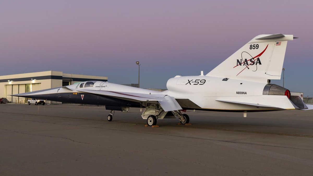 Lockheed Martin conclui testes estáticos da aeronave experimental X-59 ...