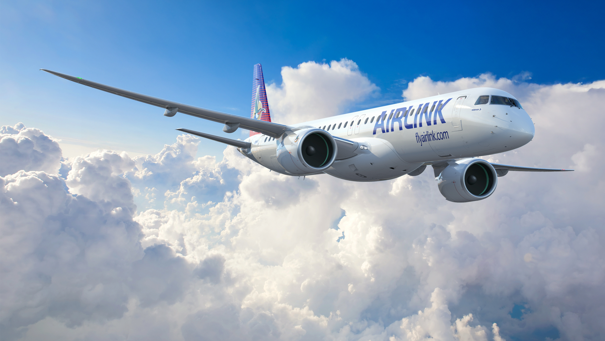 Airlink seleciona o Embraer E195-E2 através de leasing com a empresa ...