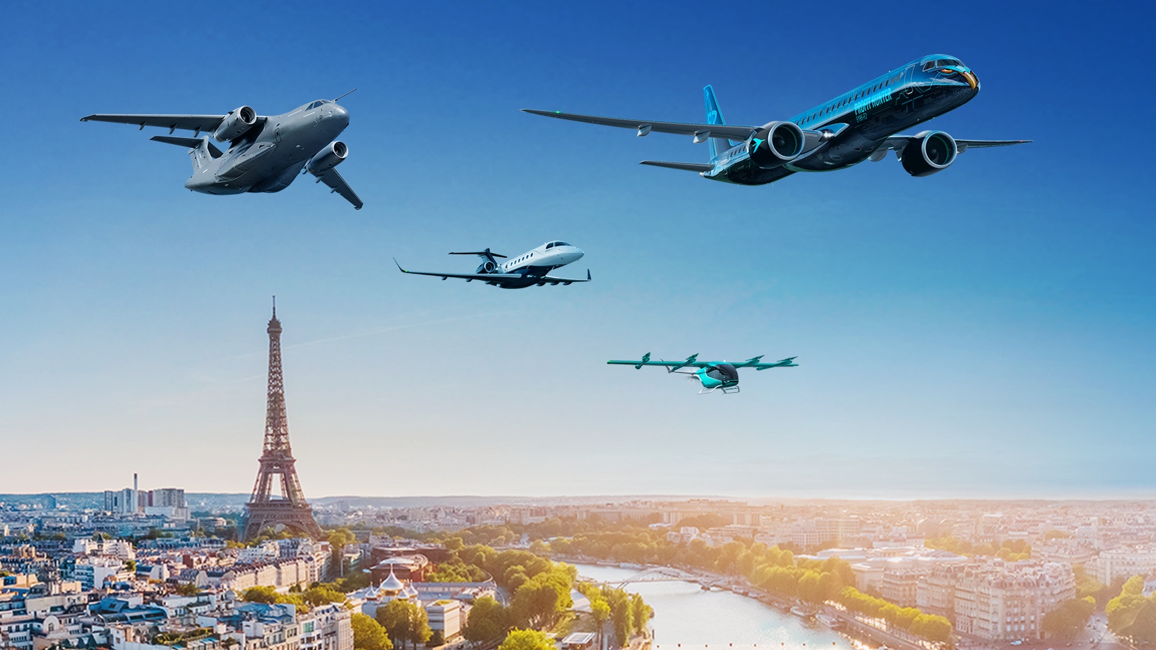 Embraer promete forte presença no Paris Air Show 2025 com E195-E2, KC ...