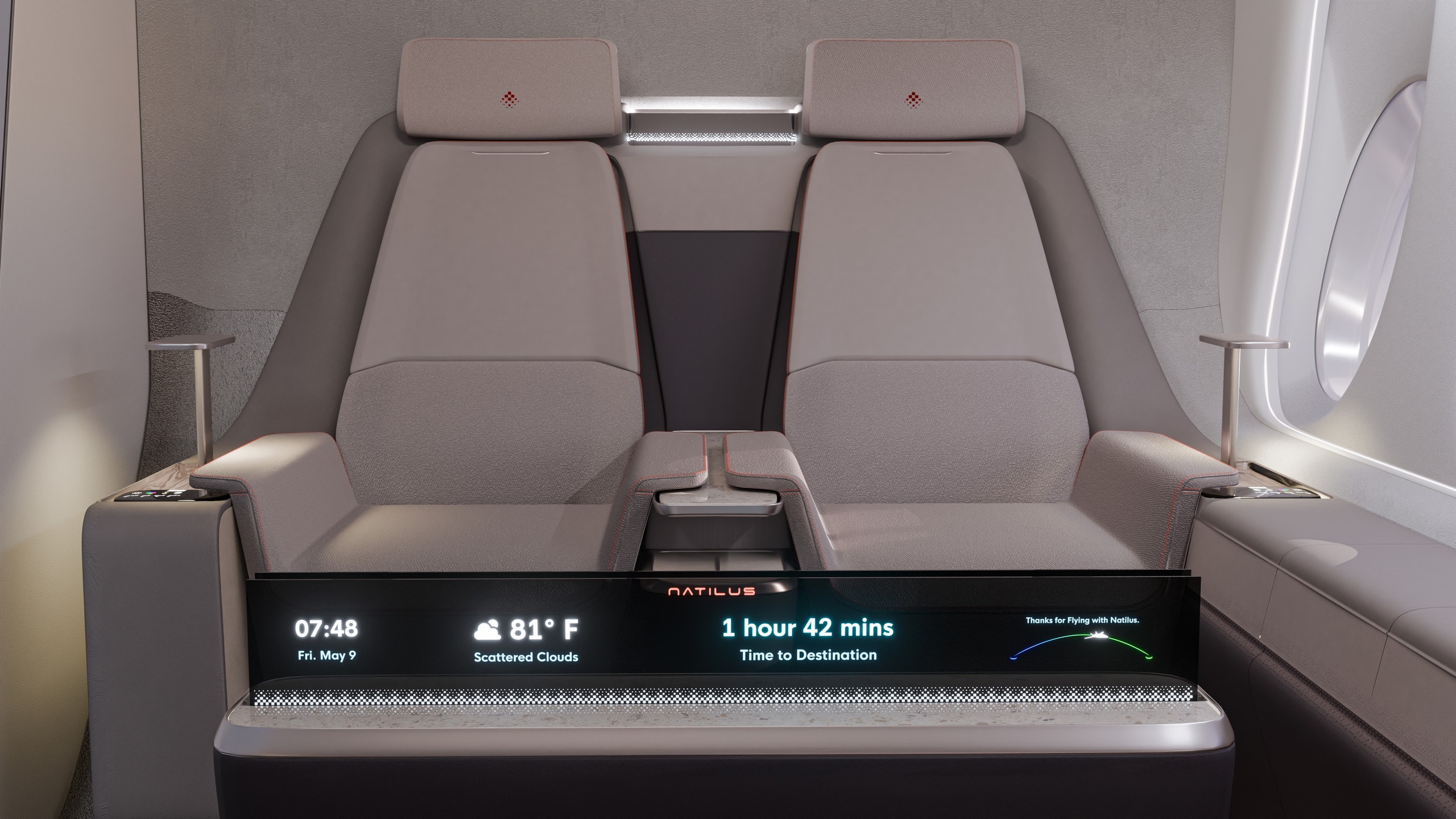 Natilus divulga primeiras imagens do interior da versão de passageiros ...