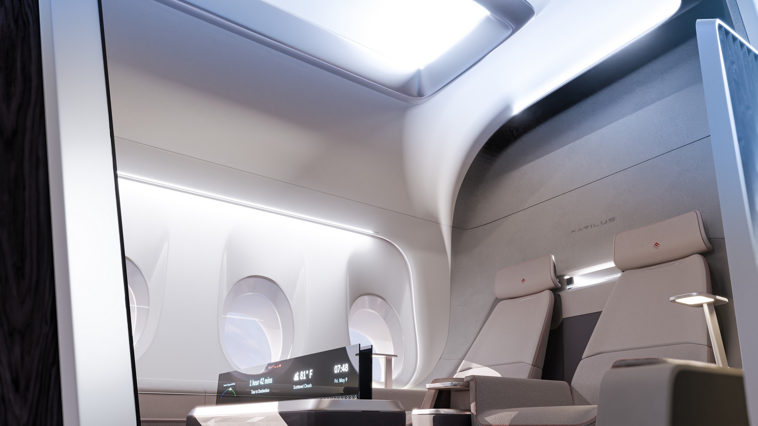 Natilus divulga primeiras imagens do interior da versão de passageiros ...