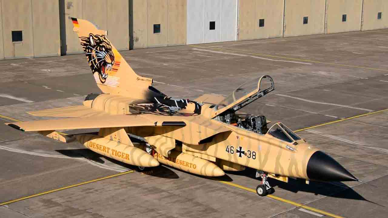 Tornado ECR “Tigre do Deserto” da Alemanha rouba a cena no NATO Tiger ...