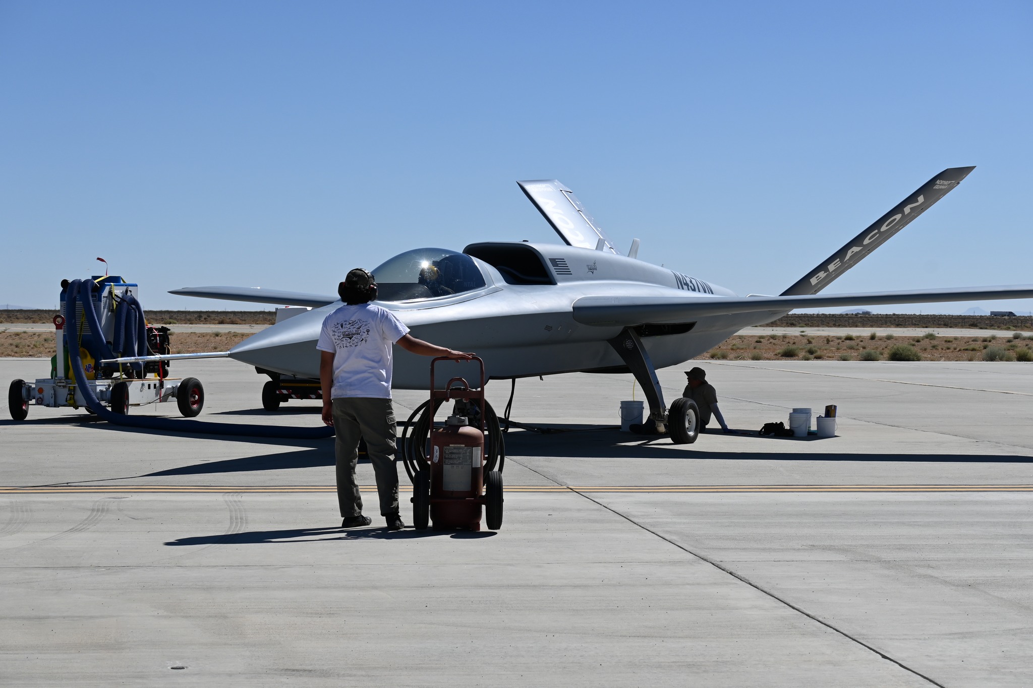 Scaled Composites retoma testes de voo do Modelo 437 para o programa ...
