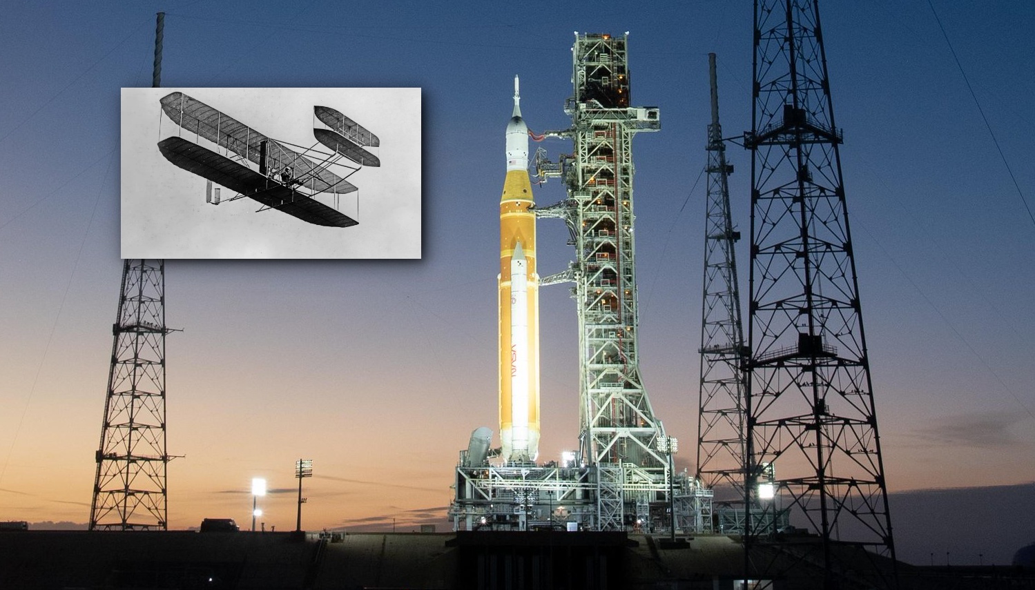 Um pedaço do Wright Flyer vai voar até a Lua na missão tripulada ...